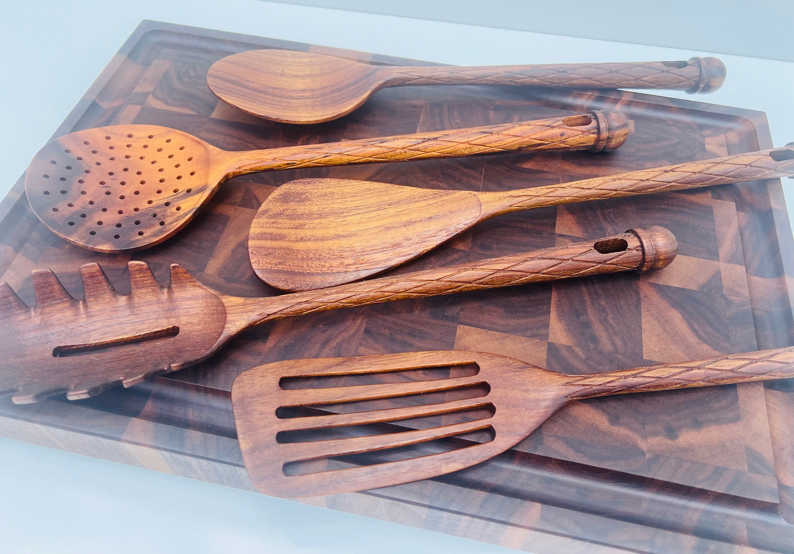 Genuine Teak Wooden Pasta Fork Handcrafted Kitchen Utensil - Etsy