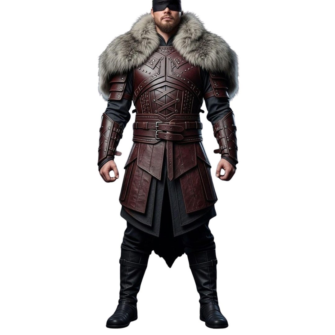 Handmade Viking Berserker Leather Armor: LARP, Cosplay, Ren Fair ...