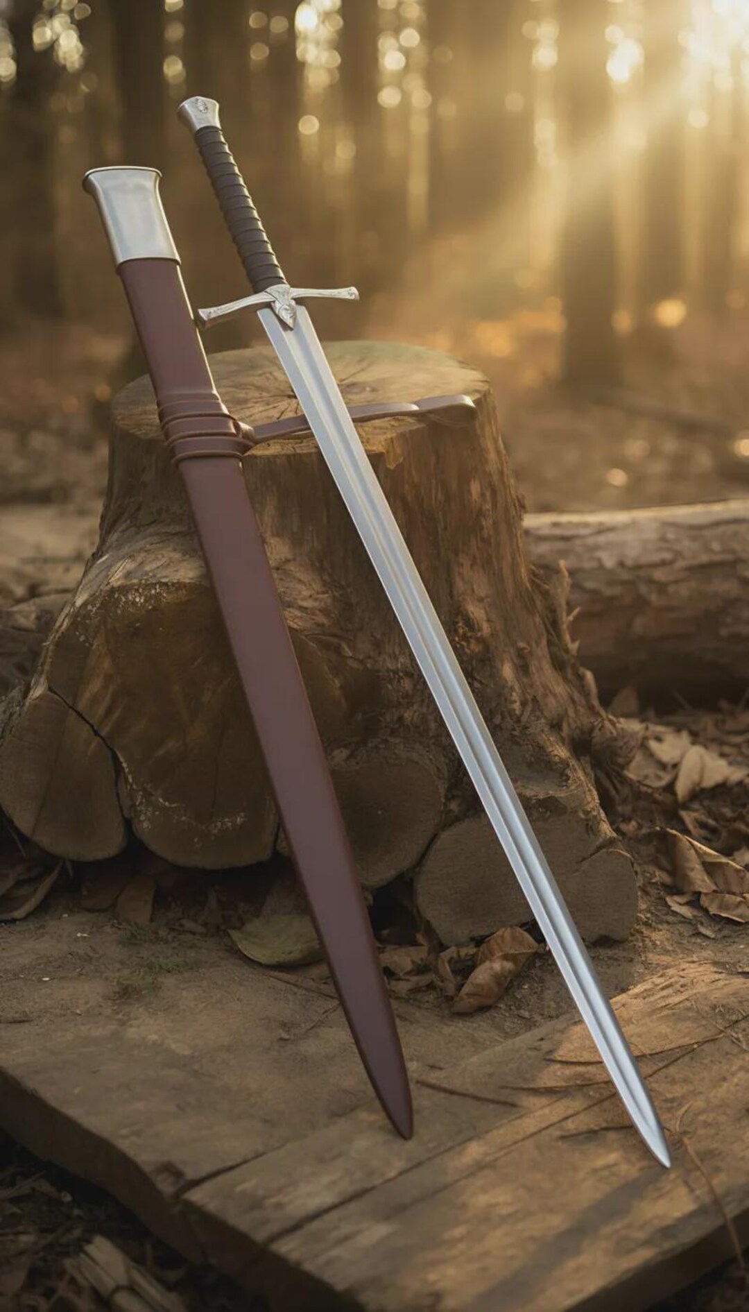 Handmade Medieval Sword | Ready Steel Blade | Full Tang Collectible ...