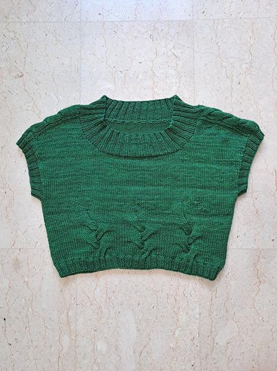 Top-down Cabled DK Sweater Knitting Pattern - Etsy