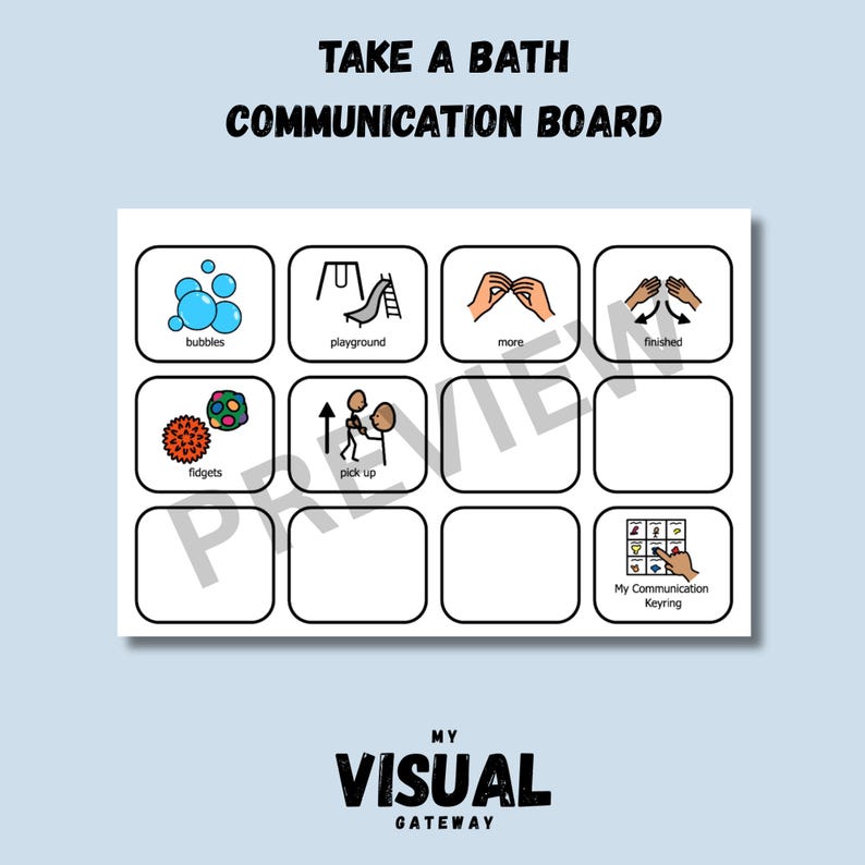 Communication Keyring Download, Communication Board, Non Verbal Aids ...