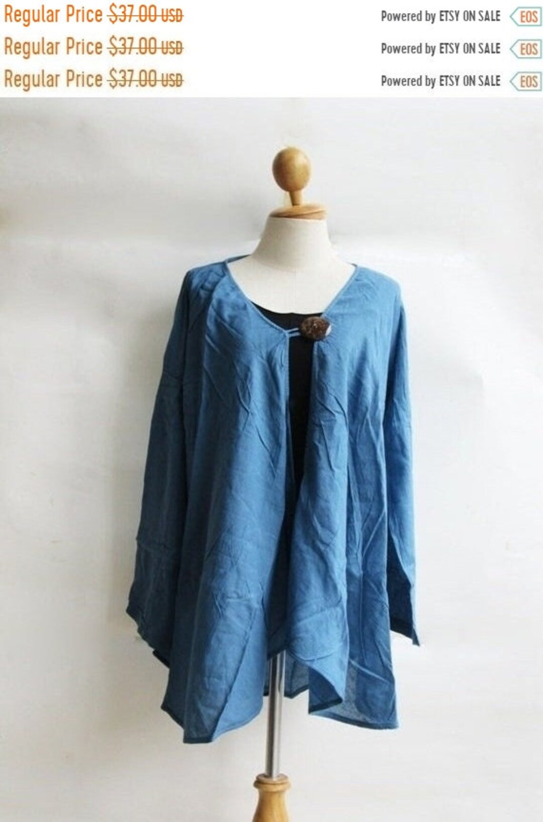 J1 Blue Light Weight Blue Cotton Jacket Blue Jacket - Etsy