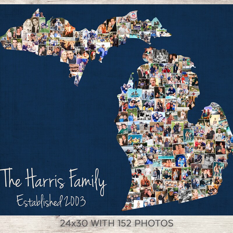 State Photo Collage - Etsy