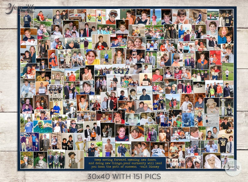 GRADUATION PHOTO Collage Graduation Gift Graduation Party - Etsy New ...