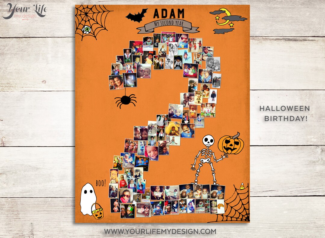 HALLOWEEN BIRTHDAY Sign, Birthday Chalkboard, 1st Birthday Chalkboard ...