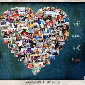 THE BEATLES Quote Photo Collage Poster Personalized Anniversary Gift ...