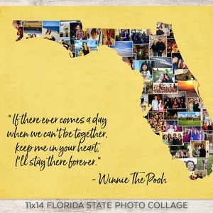 Florida Photo Collage, Florida State Art, State Art Graduation Gift ...