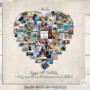 40th Birthday HEART, 40th Wedding Anniversary Gift, 40th Birthday ...