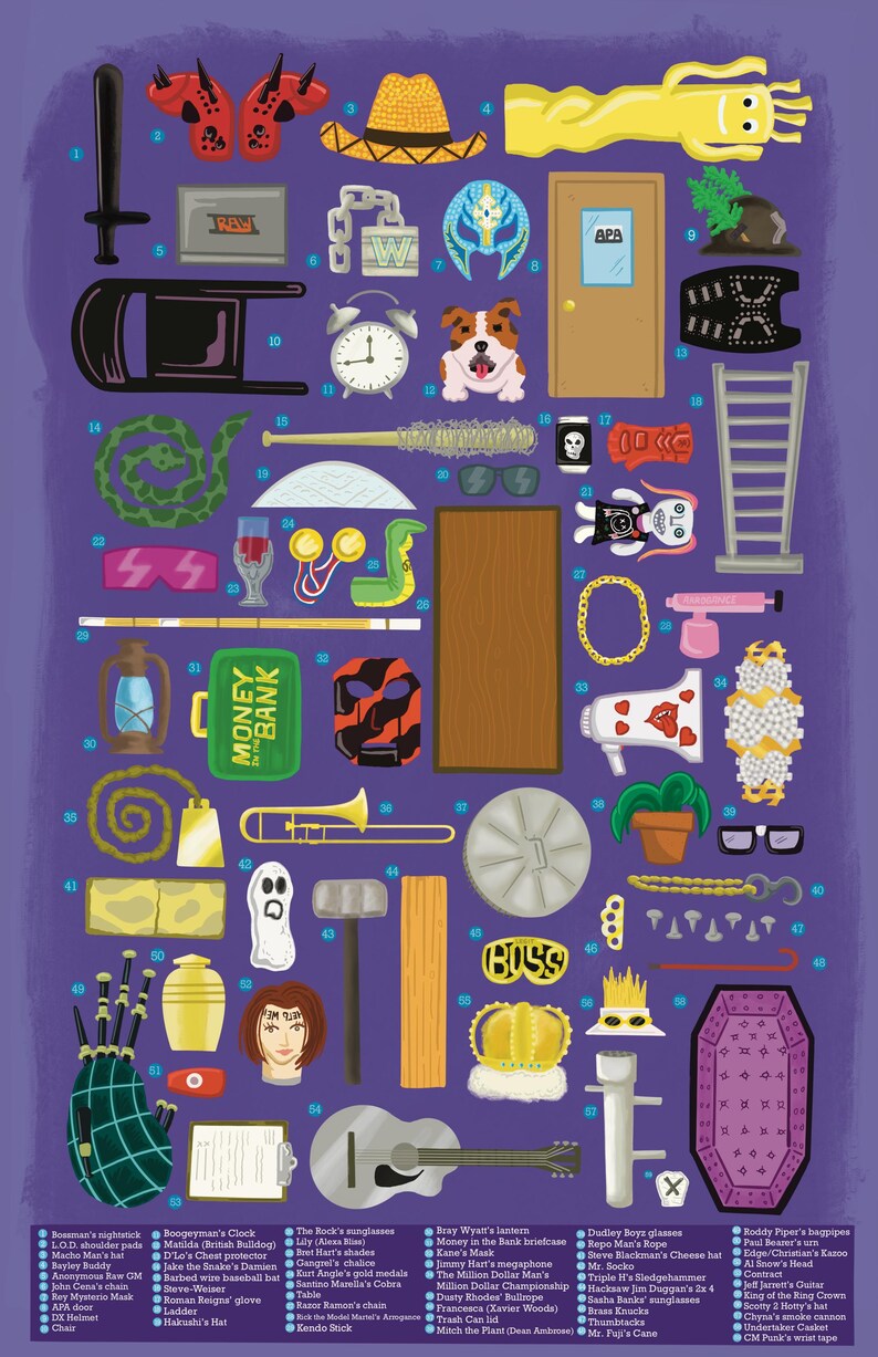 Wrestling’s Greatest Props - Etsy