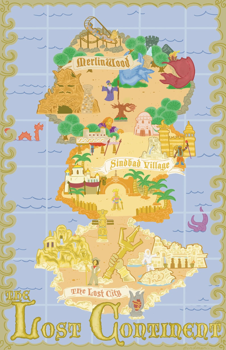Lost Continent - Etsy