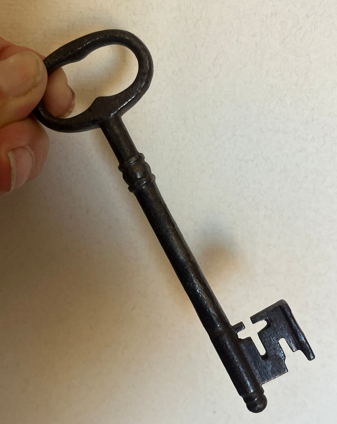 French Chateau Key 18th Century Authentic Steampunk Iron 4 5/8 Skeleton ...