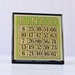 Bingo Game Card Drink Coaster Set |colorful Wood and Resin Coasters ...