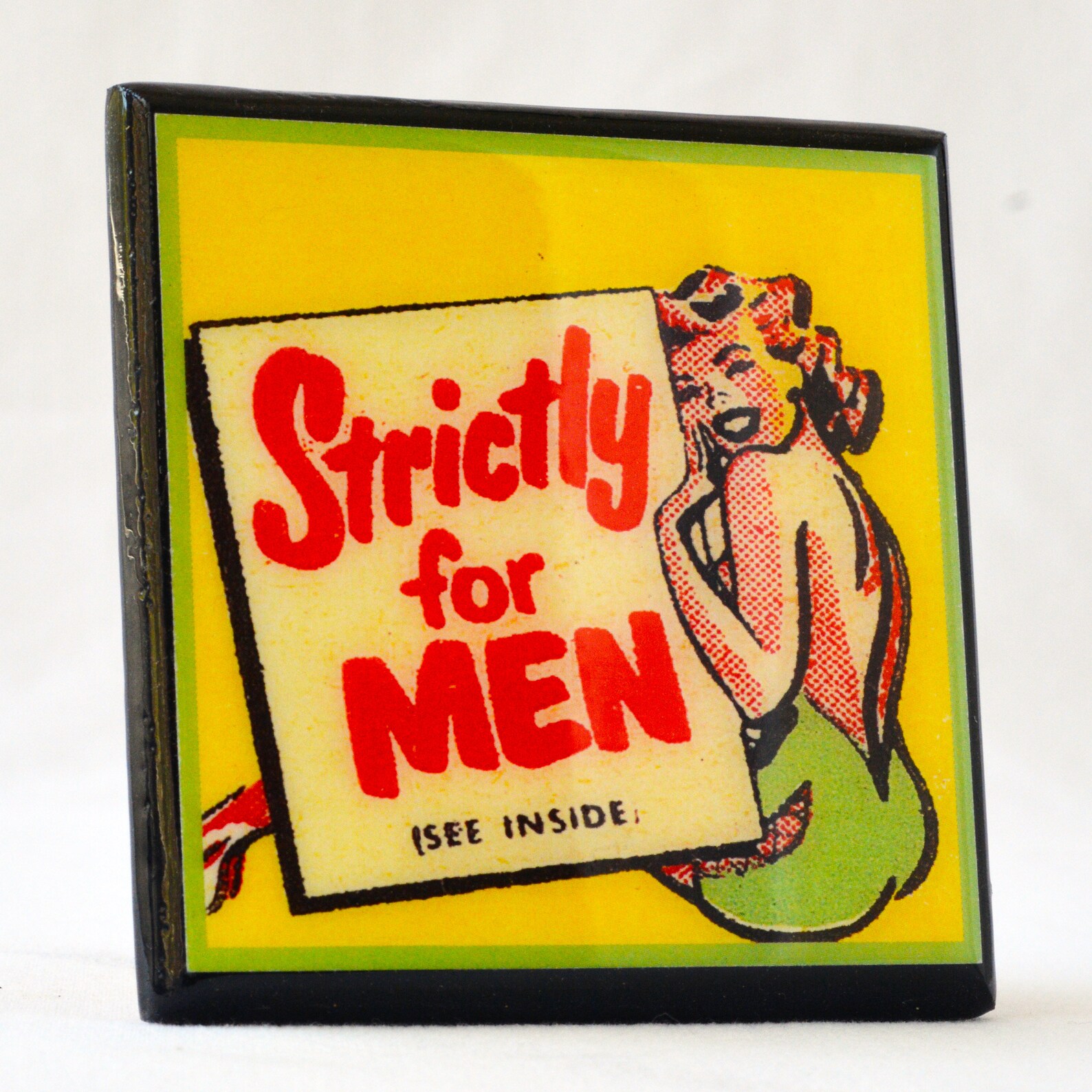 Drink Coasters Slightly Naughty Pin up Girls Burlesque Art Retro Decor ...
