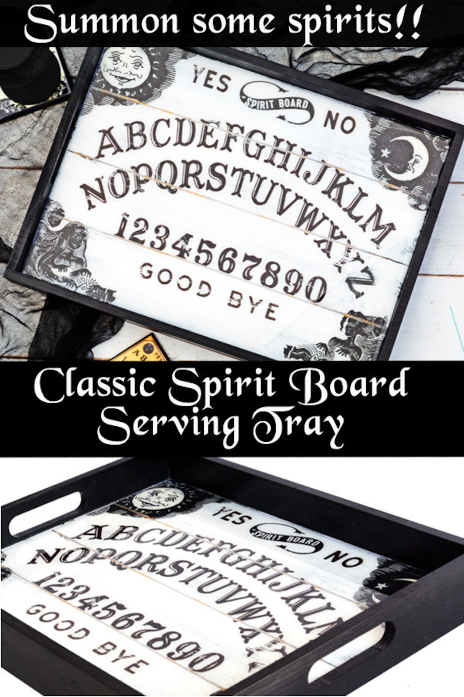 Spirit Board Serving Tray Halloween Party Decor - Etsy