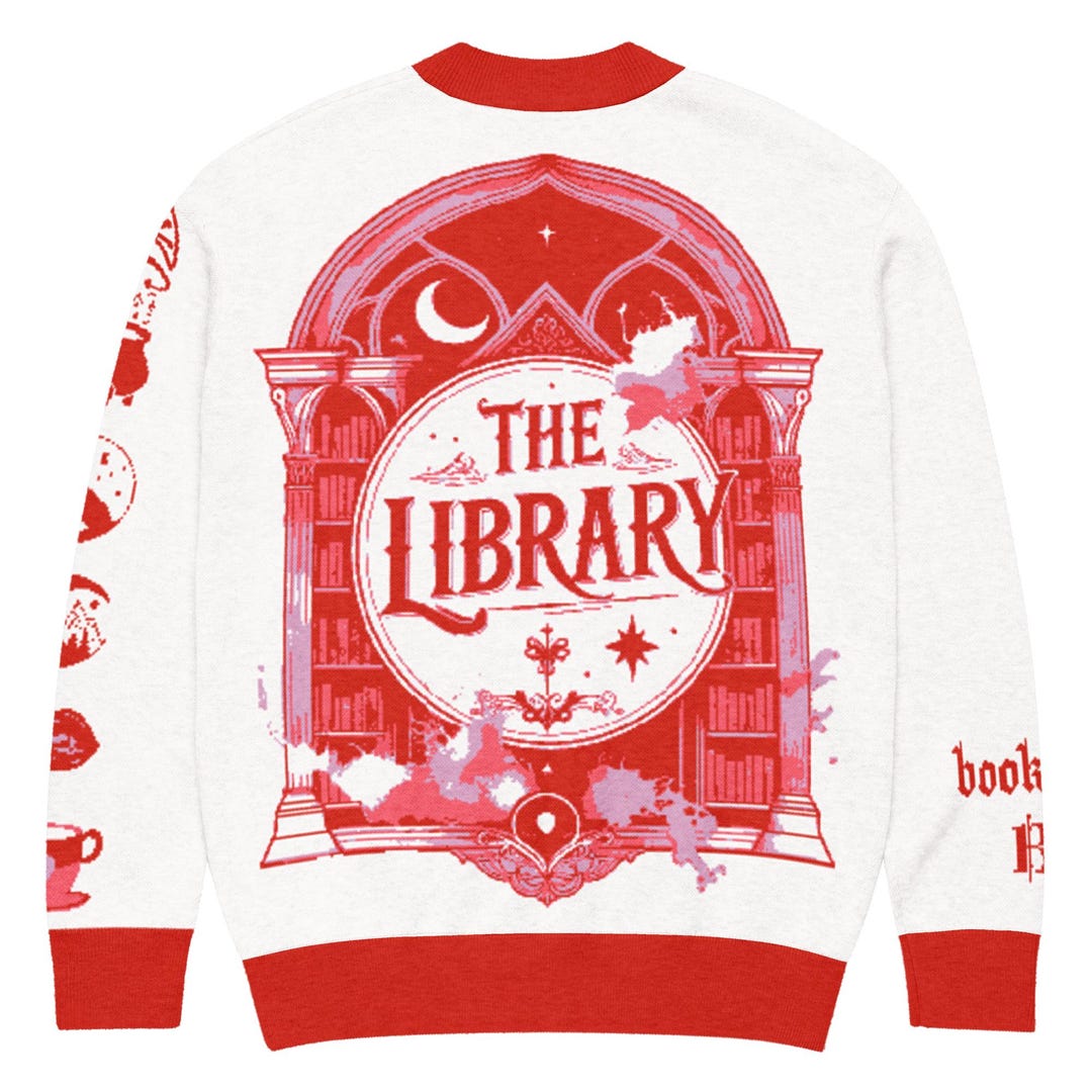The Library V3 Jacquard Knit Cardigan: Lightweight Cotton-blend ...