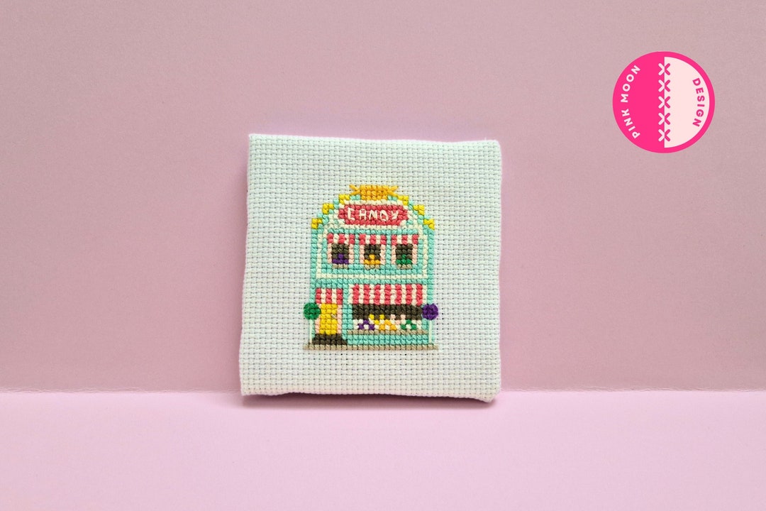 Candy Store Cross Stitch Pattern - Etsy