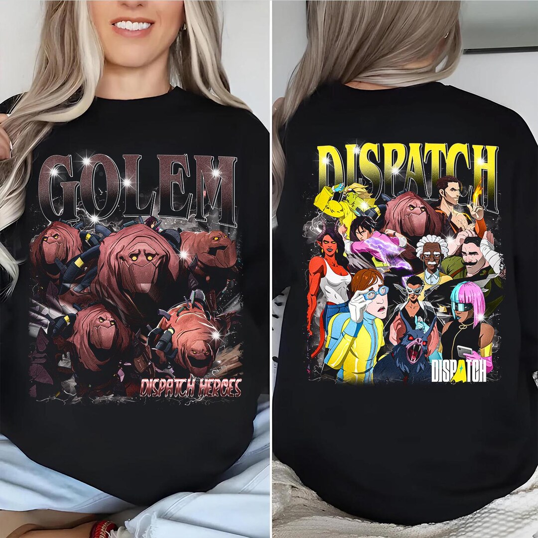 Limited Golem Dispatch 90s Bootleg T-shirt, Retro Golem Dispatch 2 ...