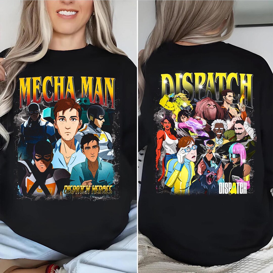Limited Mecha Man Dispatch 90s Bootleg T-shirt, Mecha Man Dispatch 2 ...