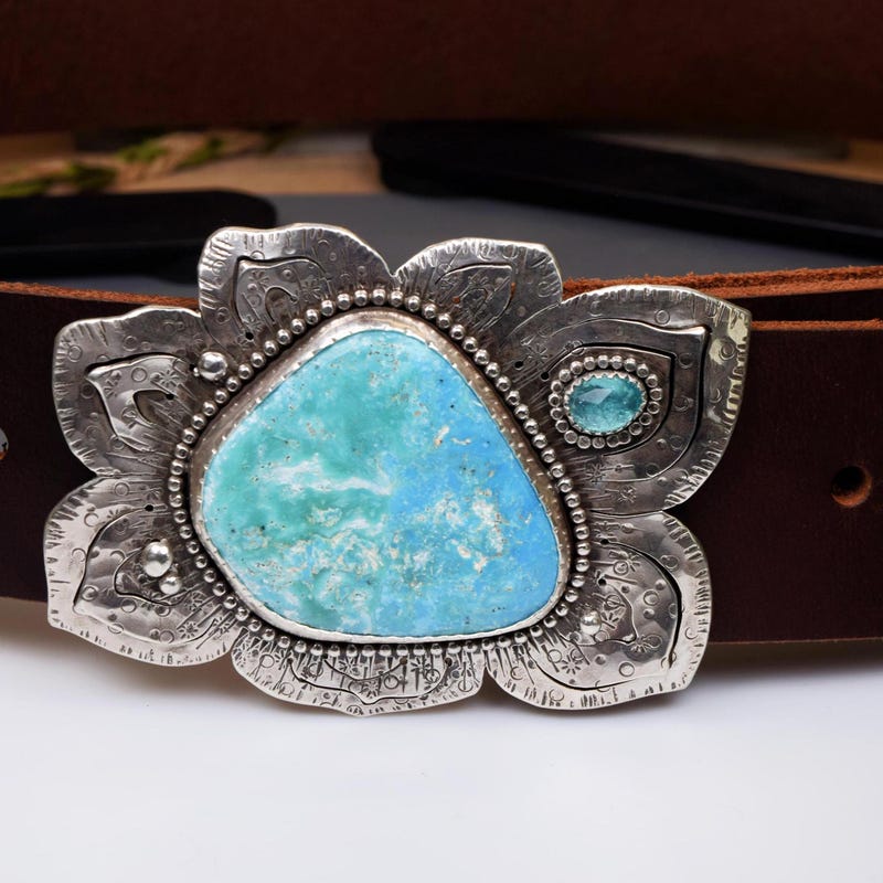 Turquoise Belts - Etsy
