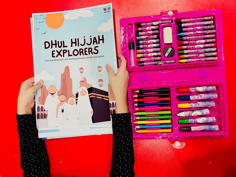 Dhul Hijjah Kids Activity Book | Islamic Learning | Eid Al-adha Crafts ...
