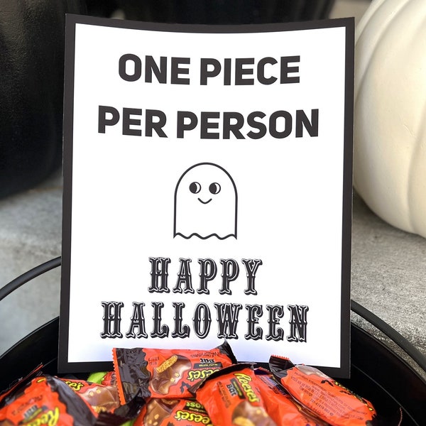 Take One Piece of Candy Sign - Etsy