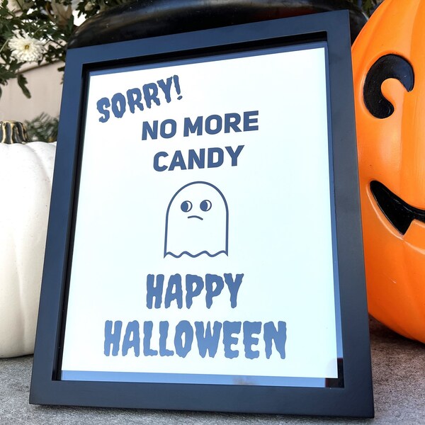 No More Candy Sign - Etsy