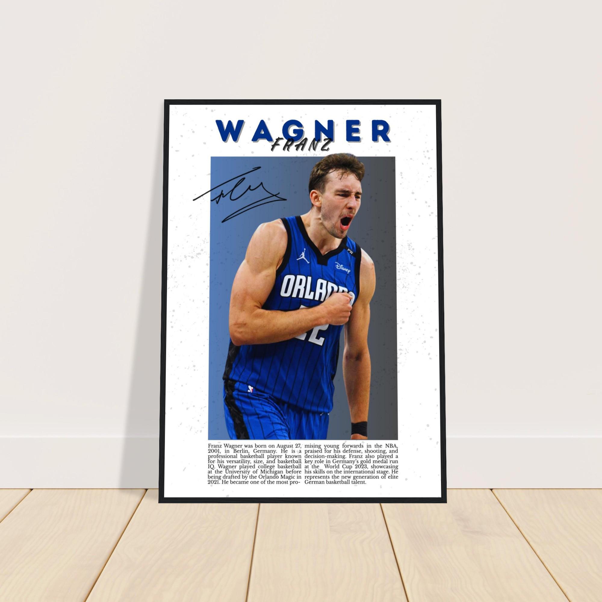 Franz Wagner Basketball Poster | Wagner Wall Art | Basketball Print ...