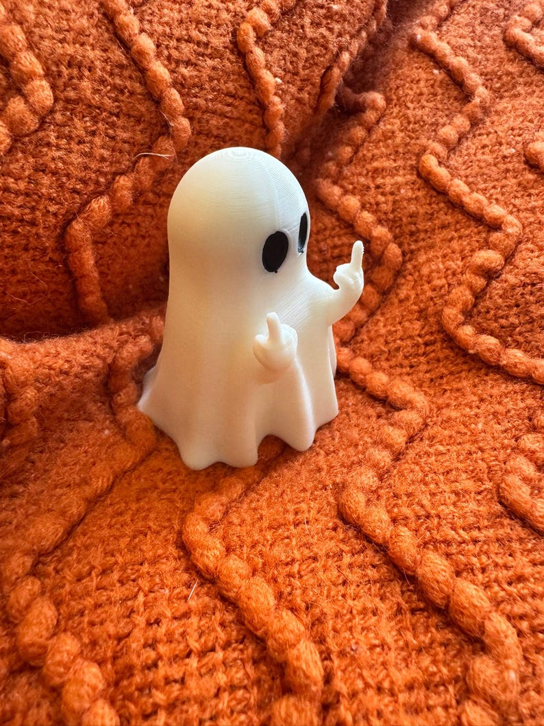 Finger Flipping Ghost Figurine - Etsy