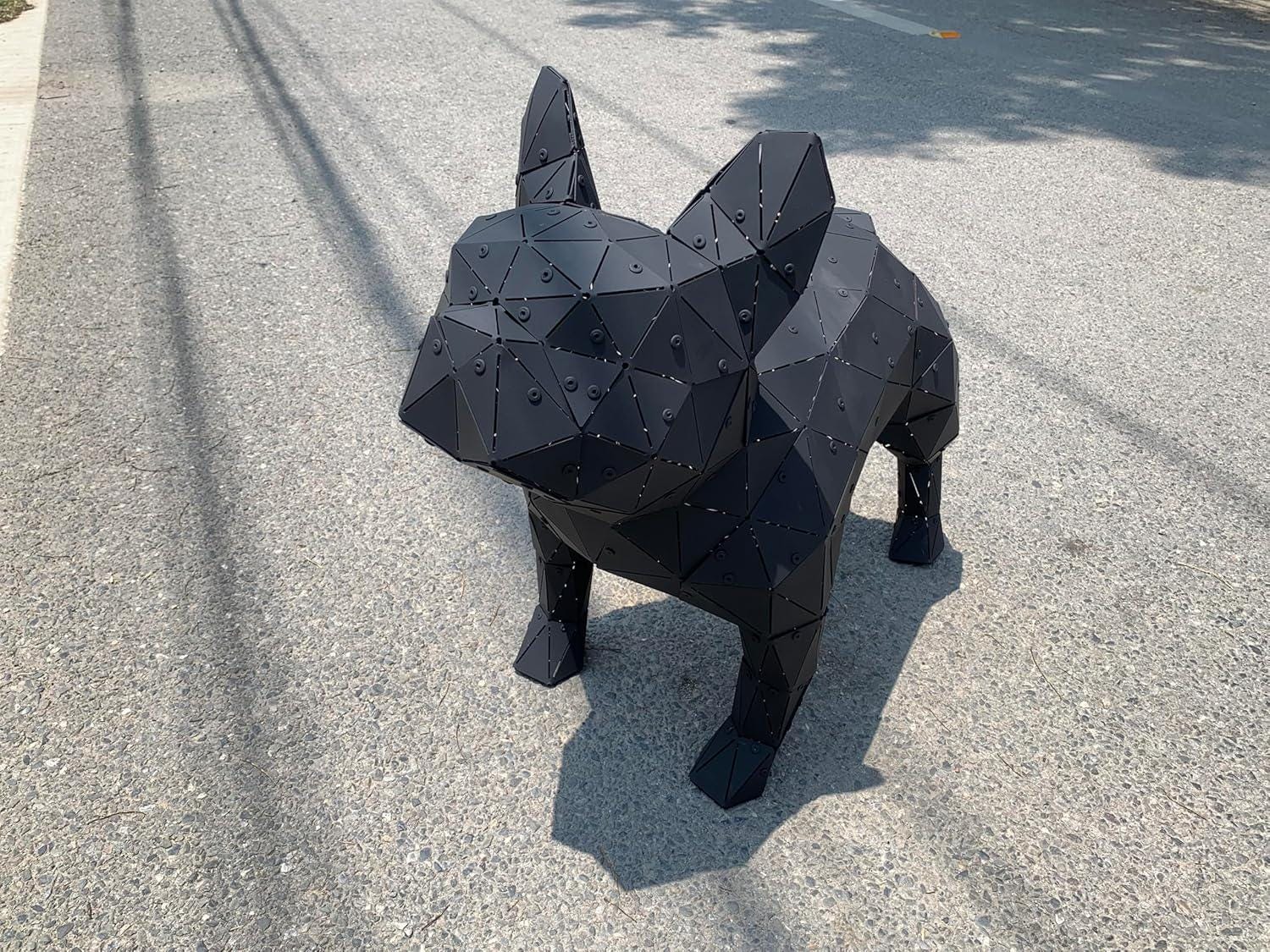 French Bulldog, Dxf Cnc Metal Dog, Laser Cutting, No Welding Required ...