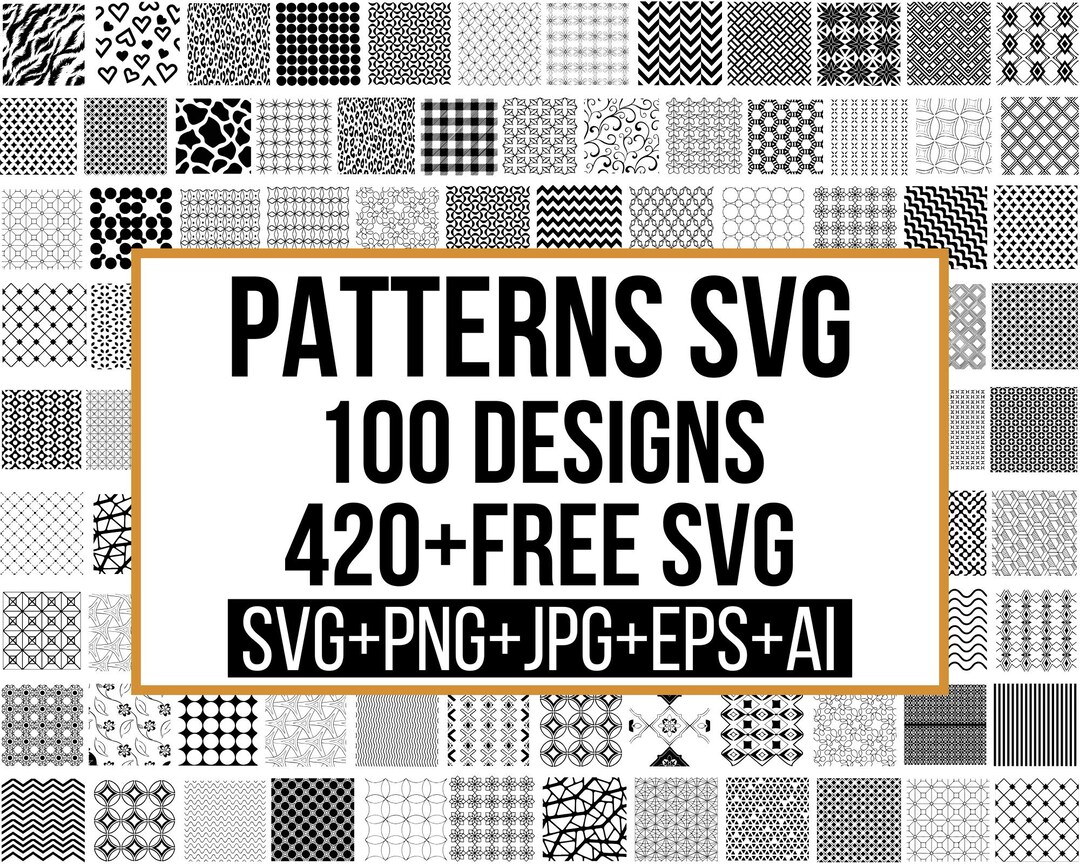 Patterns Svg Bundle, Floral Pattern Svg, Seamless Pattern Floral Svg ...