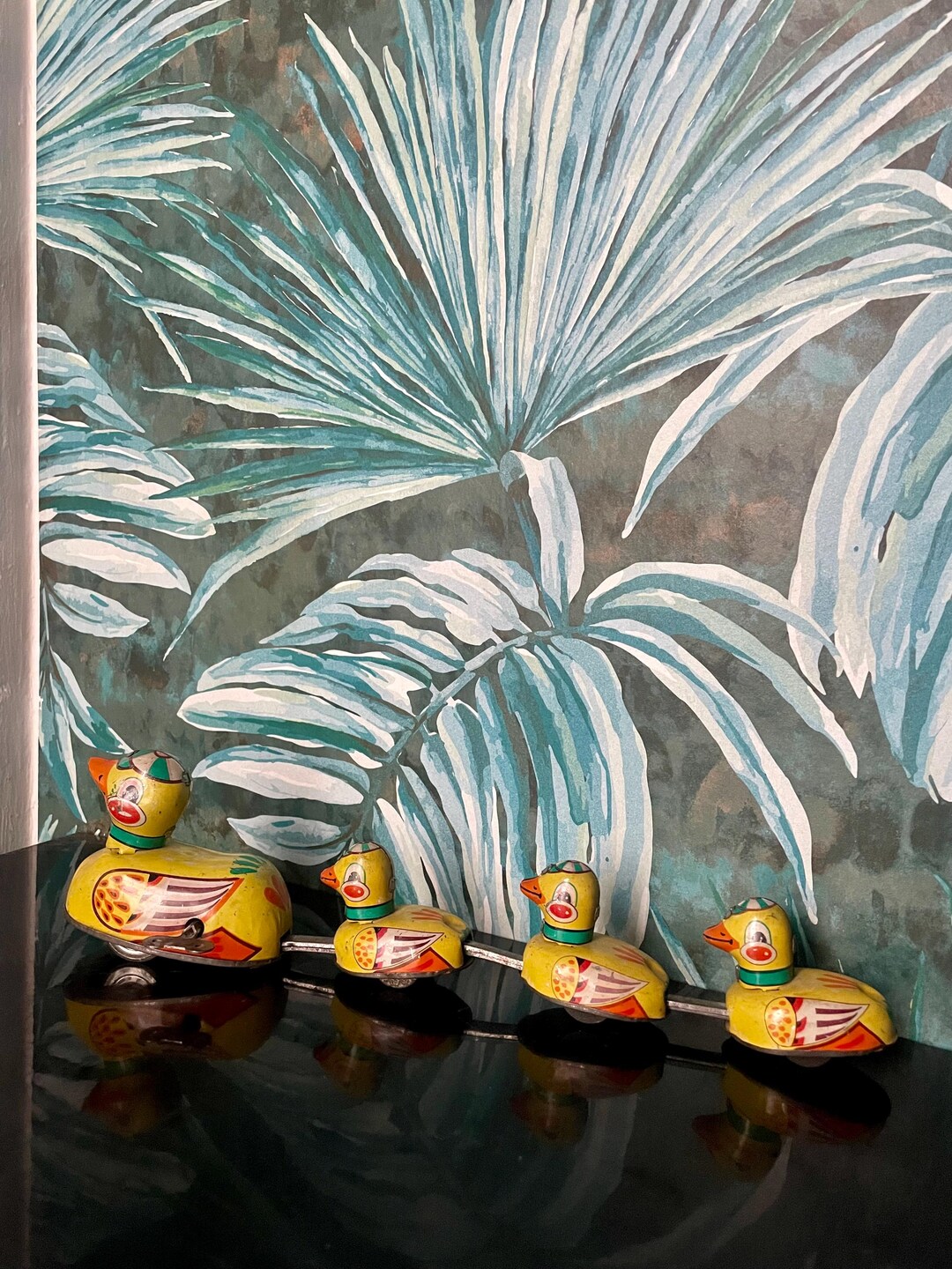 Vintage Hand-painted Tin Duck Family – 1960s-70s Toy Collectible - Etsy