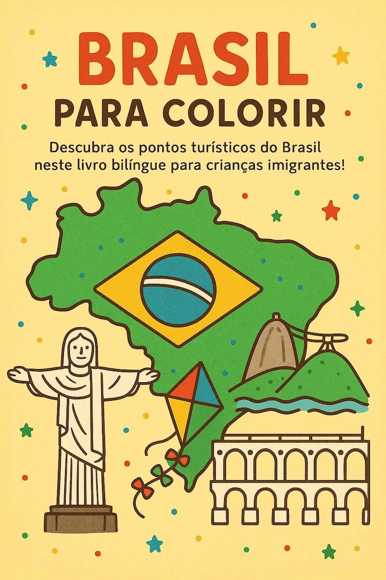 Brazil Coloring Book for Kids – Discover Incredible Places With ...