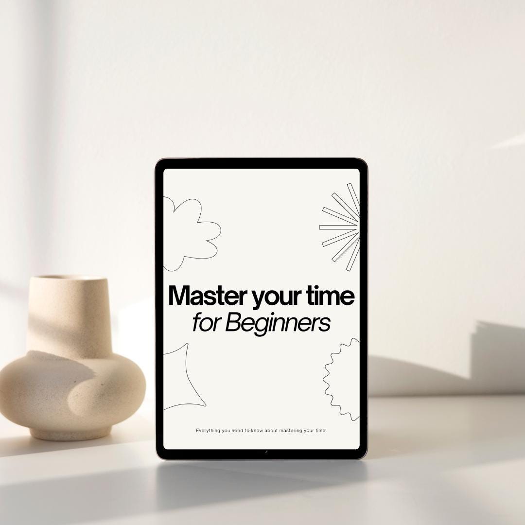 Master Your Time: A Beginner’s Guide to Productivity & Focus - Etsy