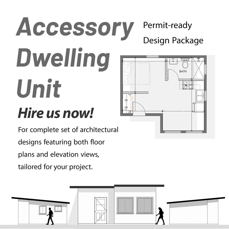 Custom ADU Construction Plans: Architecture, Structural & Electrical ...