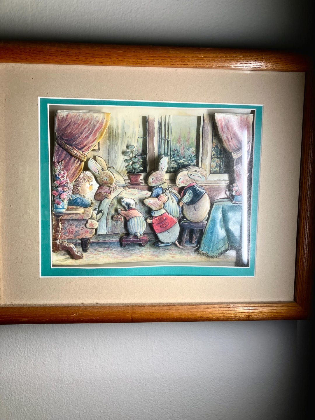 Peter Rabbit Shadow Box in Frame - Etsy