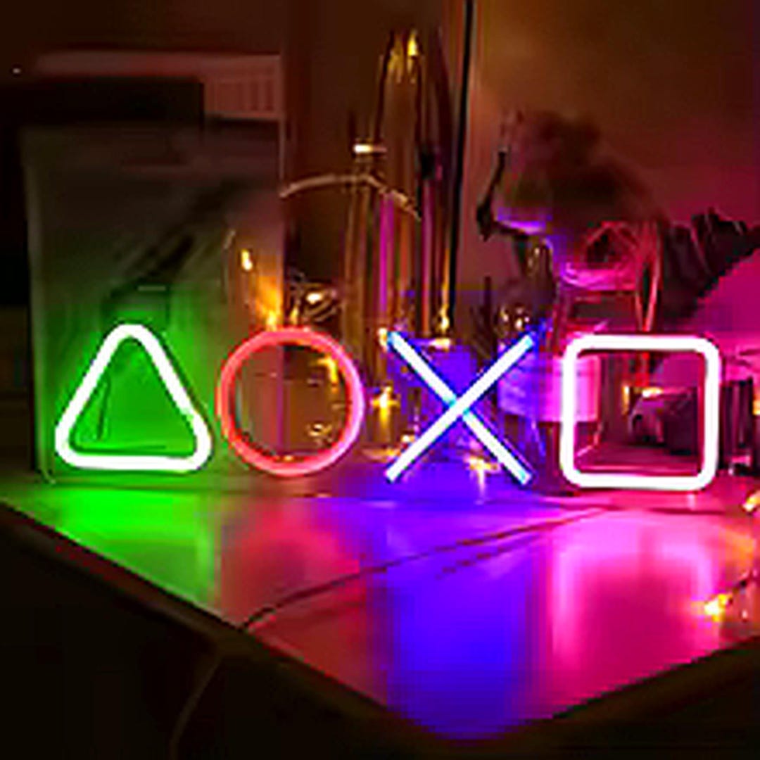 Custom Neon Gaming Sign. Unique Light Decoration for Room Walls ...