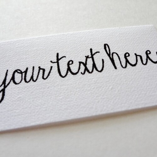 Custom White Fabric Clothing Labels Product Tags Handmade | Etsy