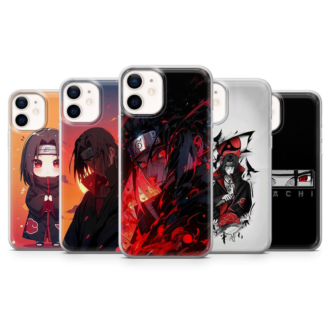 Naruto Phone Case Itachi Uchiha Cover for iPhone 16e, 15, 14, 13, 12 ...