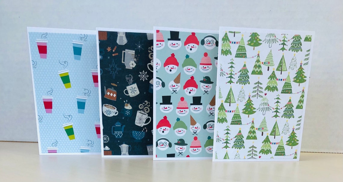 Christmas Cards 12 Handmade Greeting Cards 12 Card - Etsy