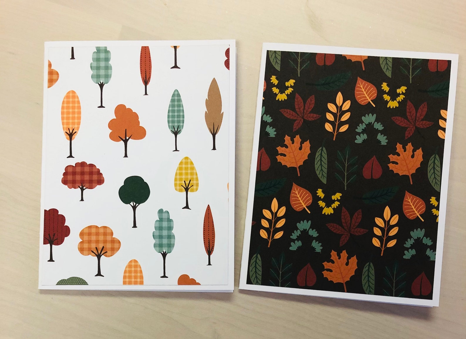 Fall Card Assortment, Fall Variety Cards, Blank Note Cards for Fall ...