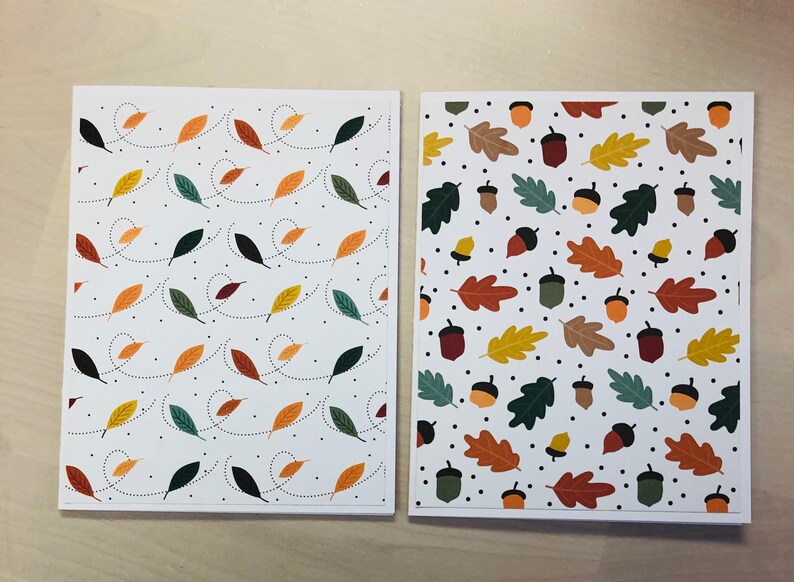 Fall Card Assortment, Fall Variety Cards, Blank Note Cards for Fall ...