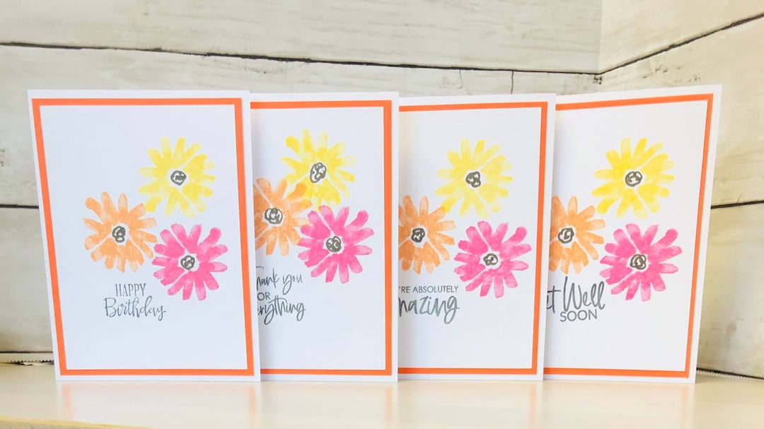 Handmade Card Assortment, Birthday Card, Get Well Soon, You're ...