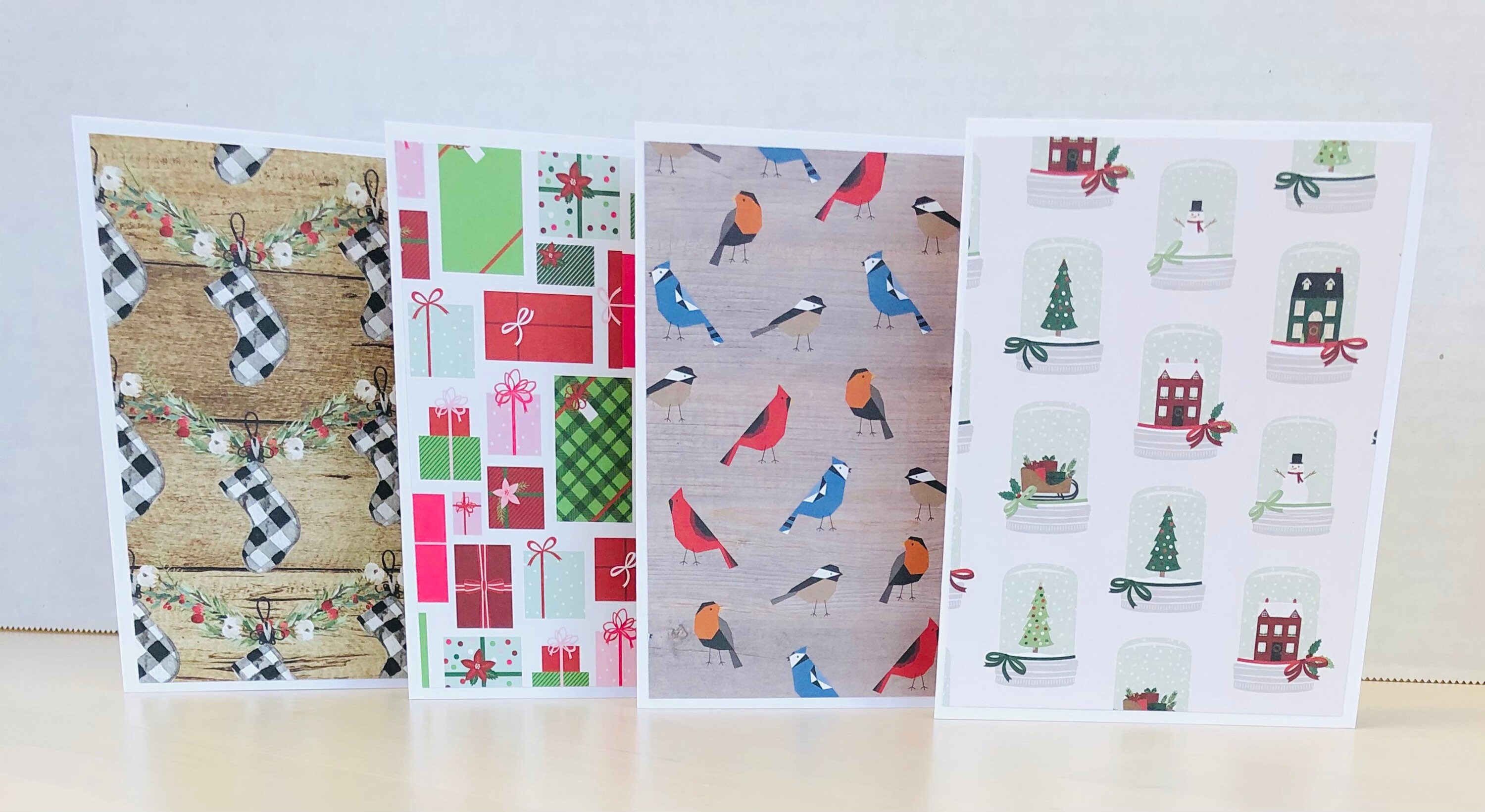 Christmas Cards, 12 Handmade Greeting Cards, 12 Card Assortment of ...