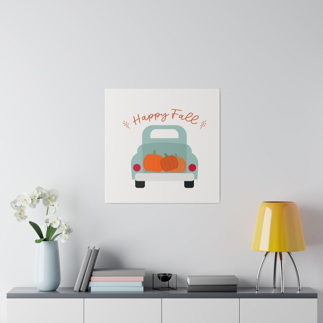 Happy Fall Truck Wall Decor / Fall Pickup Truck / Home Decor / Fall ...