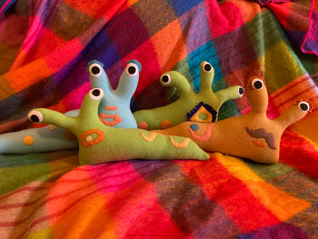 Silly Stuffed Slugs, - Etsy