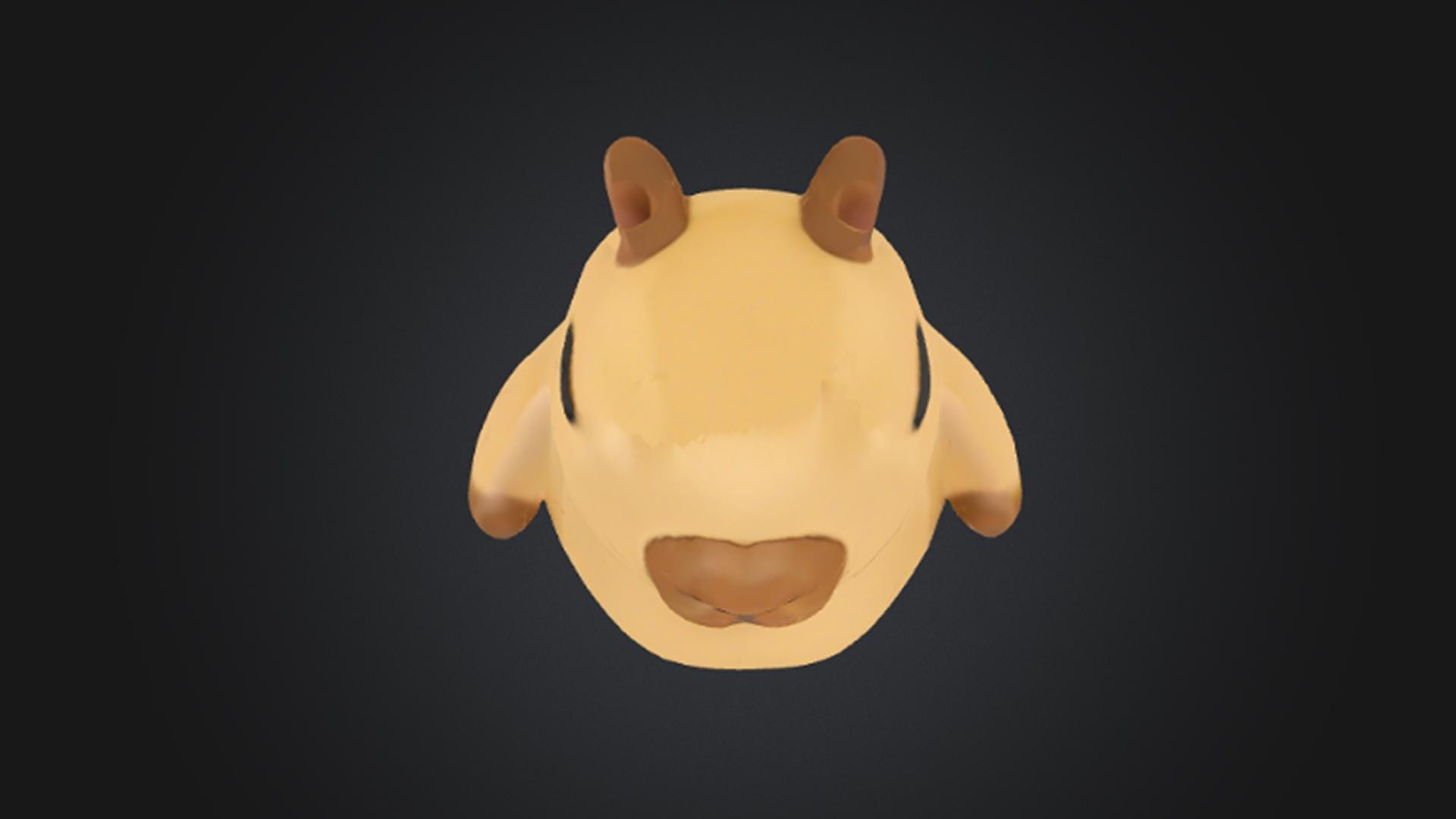 Capybara 3D Cute Model, Printable File, Editable in Blender, STL and ...