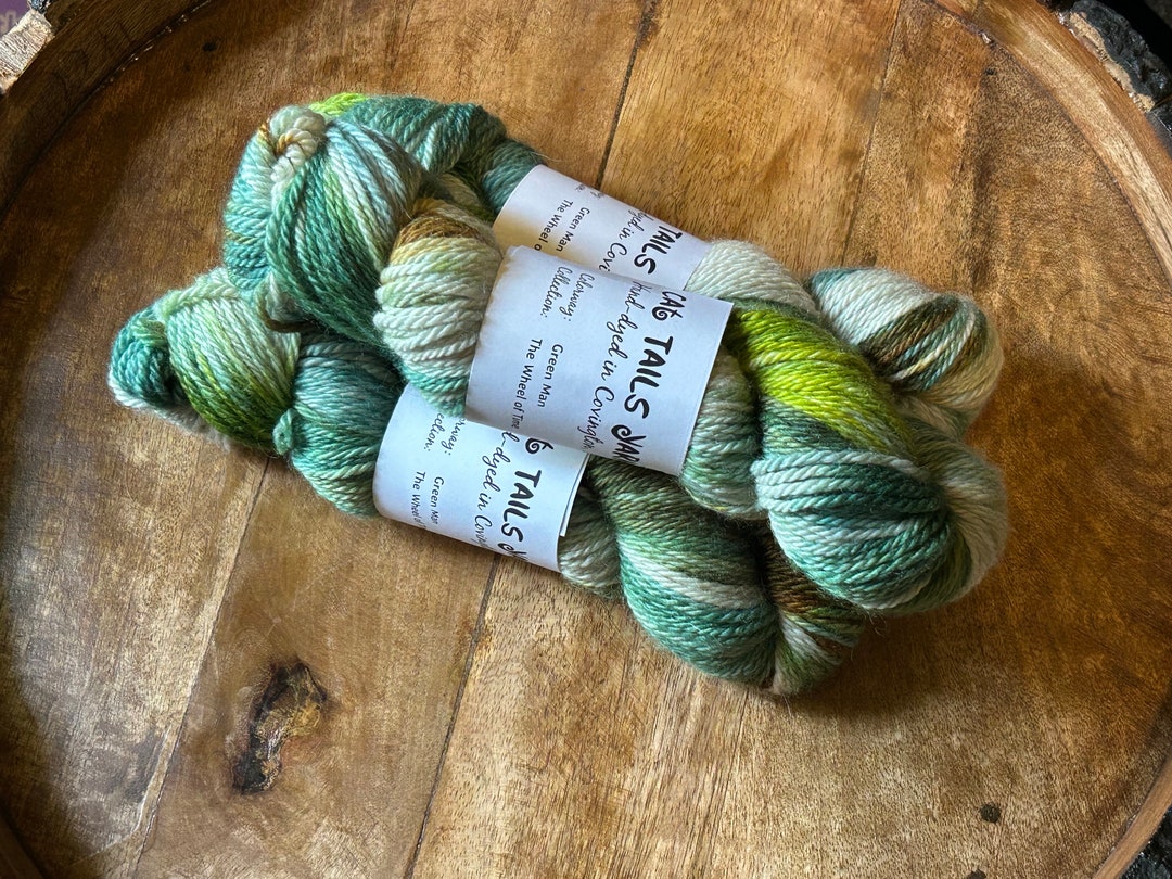 Green Man- Wheel of Time Collection - BFL - Worsted Weight - Brumilla ...