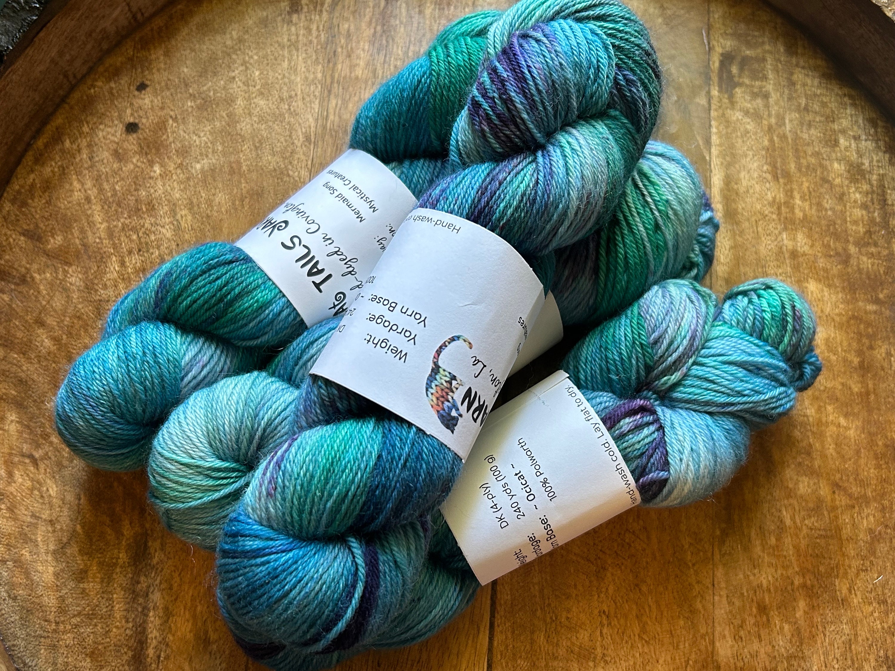 Mermaid Song Yarn - Mythical Creatures - DK Weight Yarn - Ocicat Base ...
