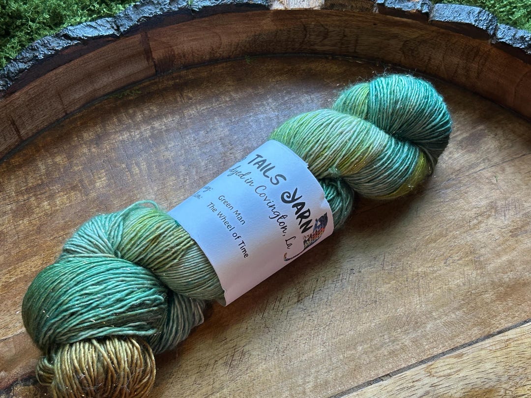 Green Man- Wheel of Time Collection - Savannah Base - Sport Weight Yarn ...