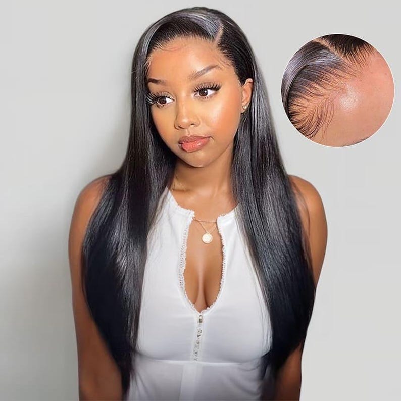 Custom Made Glueless HD Lace Wig | Silky Straight Human Hair (ready to ...